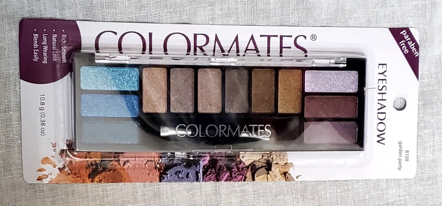 Colormates Eyeshadow Palette Garden Party Paraben 12 Shades for sale ...