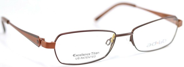 Ad.Lib by Charmant AB3207 BR Brown Rectangular Full Rim Eyeglasses 52 ...