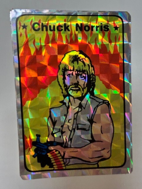 Rare Original 1980's Chuck Norris Colonel Braddock Prism Vending ...