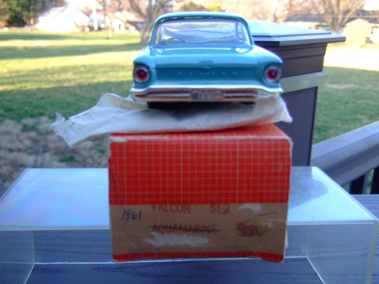 1/25th Scale 1961 Ford Falcon--TISSUE--BOX--EXCELLENT-- | eBay