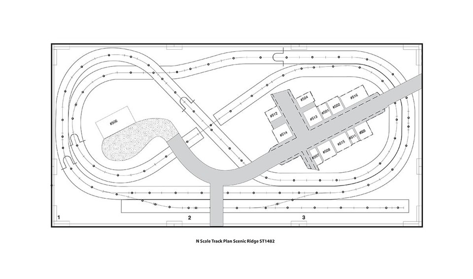 Woodland Scenics ~ N Scale ~ New 2025 ~ Scenic Ridge Layout Full Kit ...
