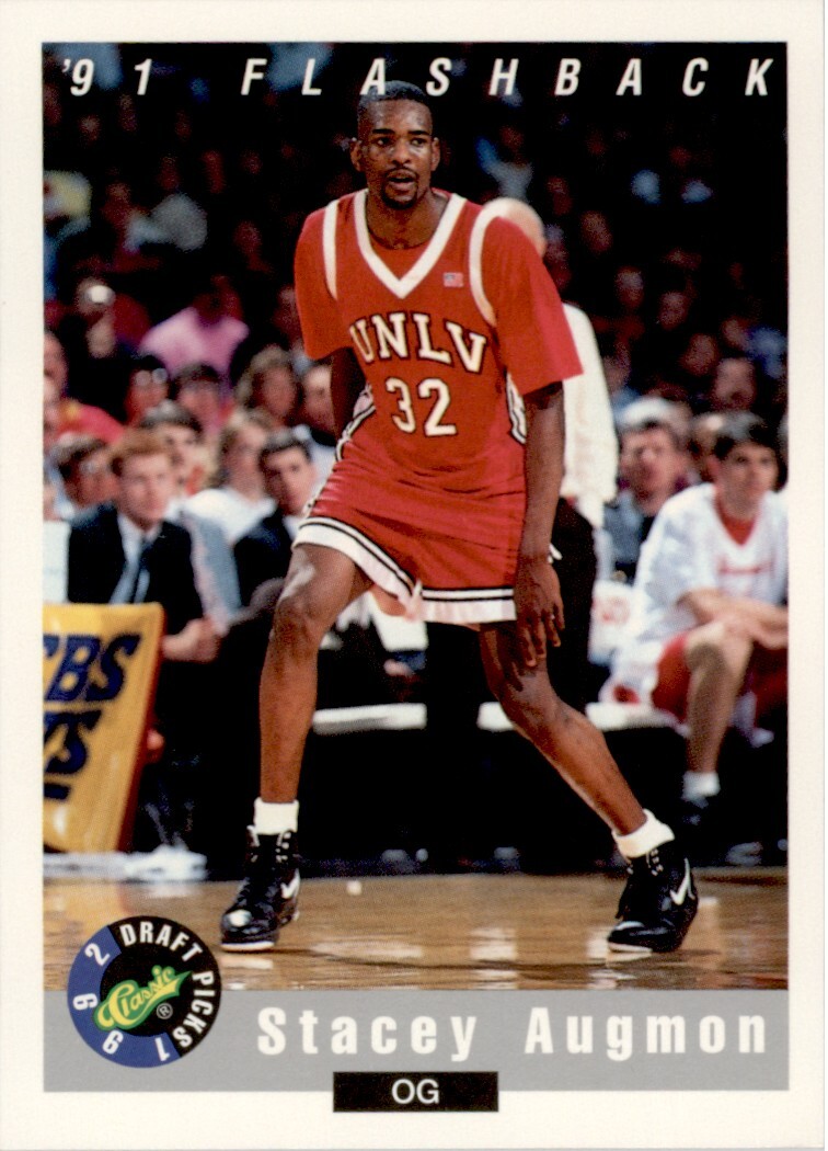 1992-93 Classic Draft #95 Stacey Augmon UNLV Runnin' Rebels | eBay