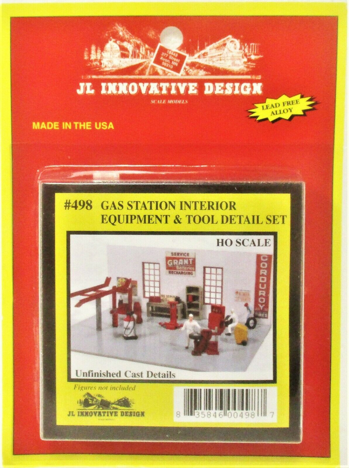 JL Innovative Design Gas Station Interior Equip & Tool Detail Set HO ...