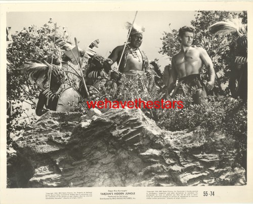 Vintage Gordon Scott BEEFCAKE MUSCLE '55 TARZAN Publicity Portrait | eBay