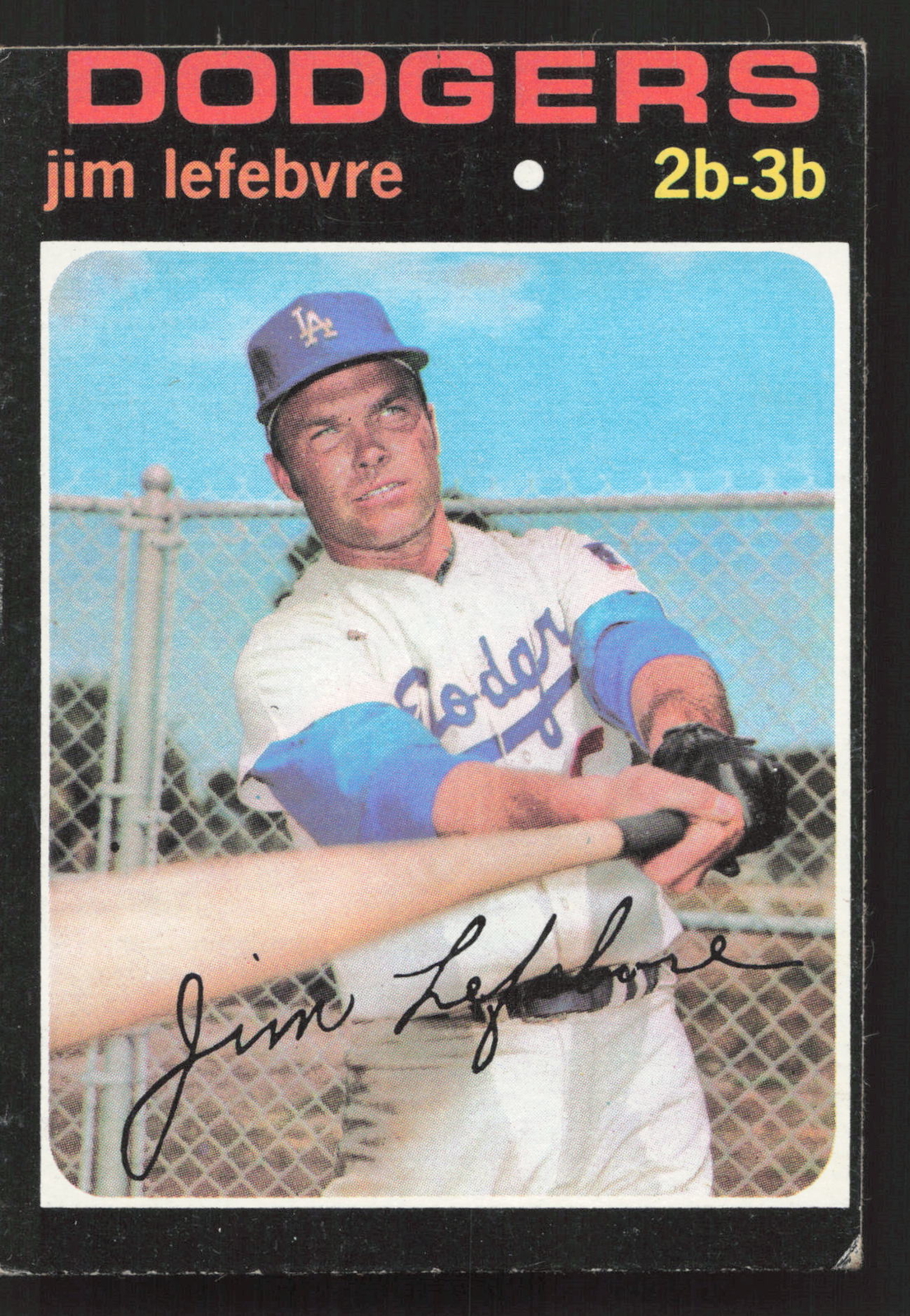 Jim Lefebvre 1971 Topps #459 Los Angeles Dodgers VG MK {0610 | eBay