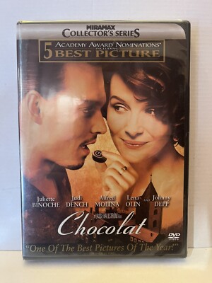 Chocolat (DVD, 2001) Johnny Depp, Juliette Binoche - Brand NEW - Sealed ...