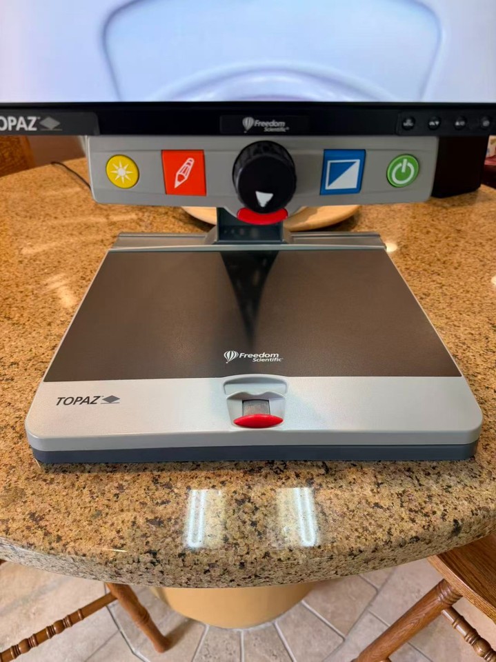Freedom Scientific TOPAZ Low Vision Video Magnifier – Complete System ...
