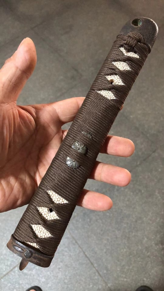 Original saber Gunto handle for Former Japanese 3 type sword WW2 ...