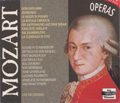 Mozart Operas 4 CD set Live Recordings Don Giovanni Le Nozzle Di Figaro ...