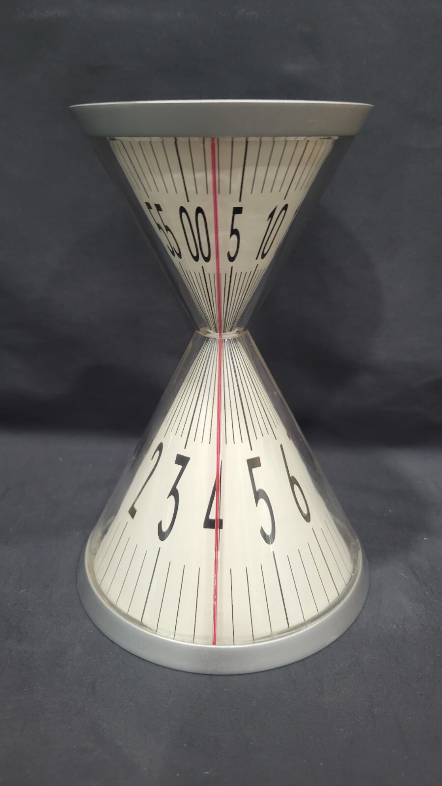 Unusual Cool 2003 DAVID DEAR HOUR GLASS SHAPE TABLE CLOCK | eBay