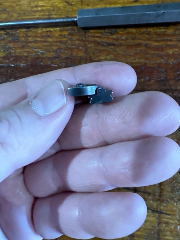 Vintage Lyman Folding Rear Rifle Sight With A .3665 Dovetail. Vintage ...