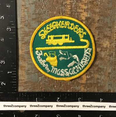 Vtg Sheepherders Foxboro Massachusetts Sew-On Patch Twill MA | eBay