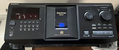 Sony CDP-CX355 300 Disc CD Player Changer Tested, Works - Remote ...