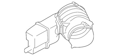 Genuine Nissan Air Duct 16576-3JA0A | eBay