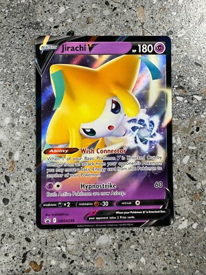 Pokemon TCG Cards Jirachi V SWSH299 Black Star Promo Holo NM-M ...