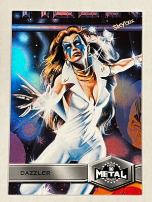 2020 Marvel X-MEN Metal Universe PINK PMG #122 DAZZLER #51/75 High😍😍💕 ...