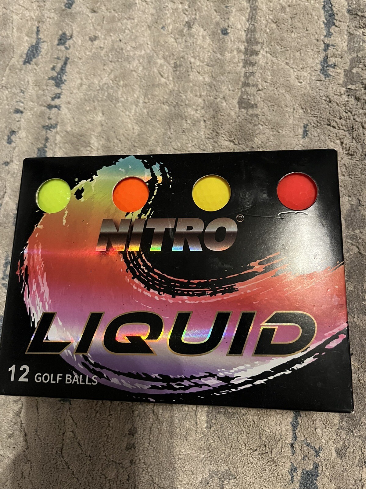 NITRO LIQUID MULTICOLOR MATTE GOLF BALLS BOX OF 12 NEW | eBay