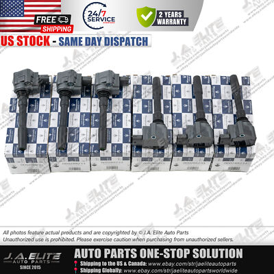 6pcs Genuine Ignition Coils for Maserati Ghibli Levante Quattroporte ...