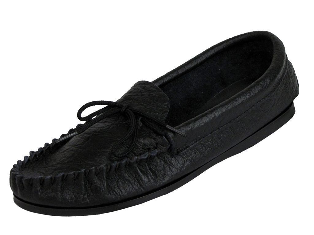 Mokkers Mens Black Leather Soft Comfy Slip On Flexible Moccasin ...