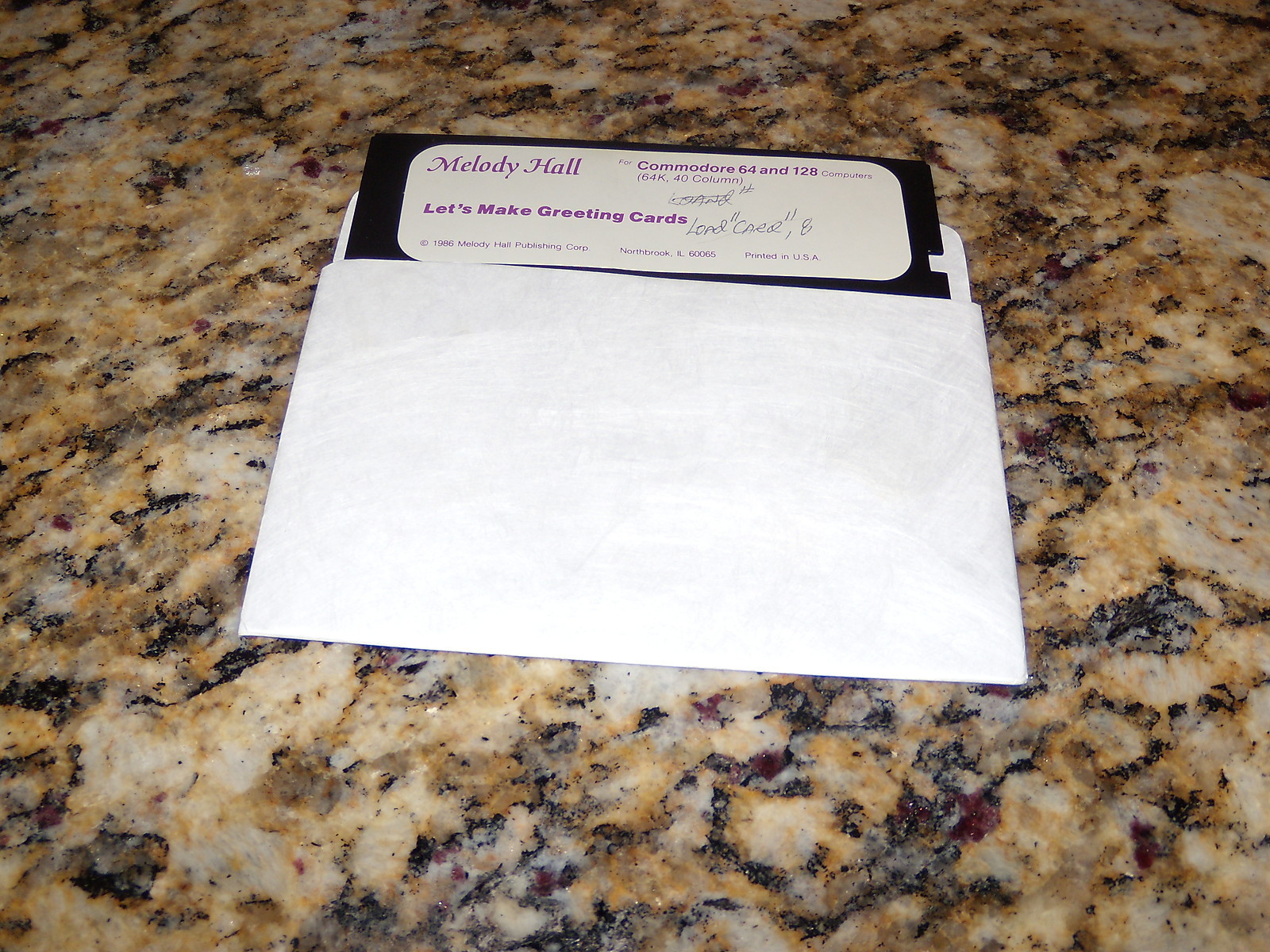 Let's Make Greeting Cards (Commodore 64) C64 Game 5.25 Inch Floppy Disk ...