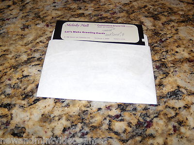 Let's Make Greeting Cards (Commodore 64) C64 Game 5.25 Inch Floppy Disk ...