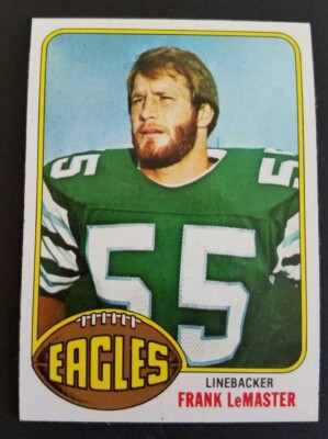 1976 TOPPS FOOTBALL FRANK LEMASTER PHILADELPHIA EAGLES #279 NM/MINT ...