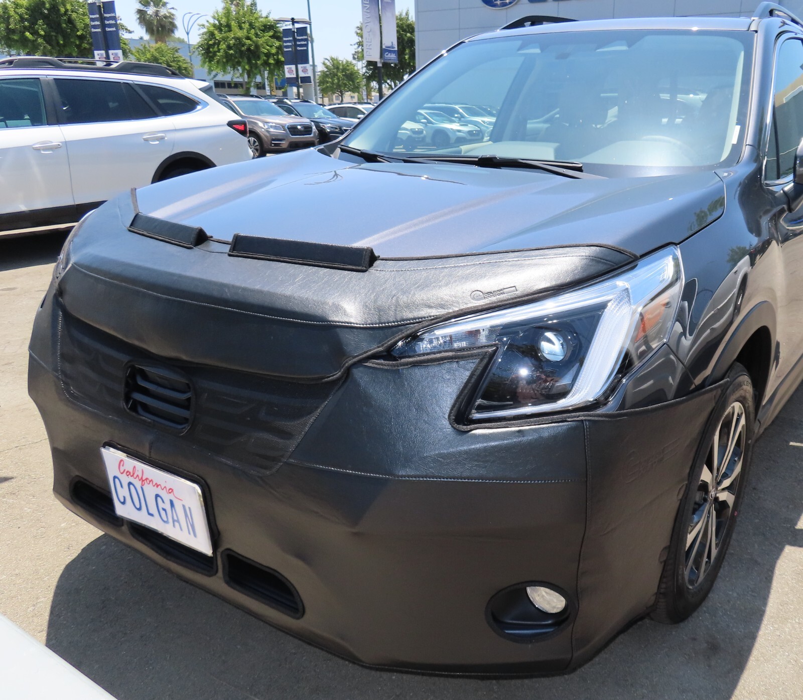 Colgan Front End Mask Bra 2pc.Fits Subaru Forester 2022-2024 Without ...