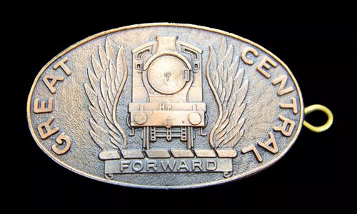 Great Central Railway-Forward Railway Train Locomotive Cap Badge. | eBay