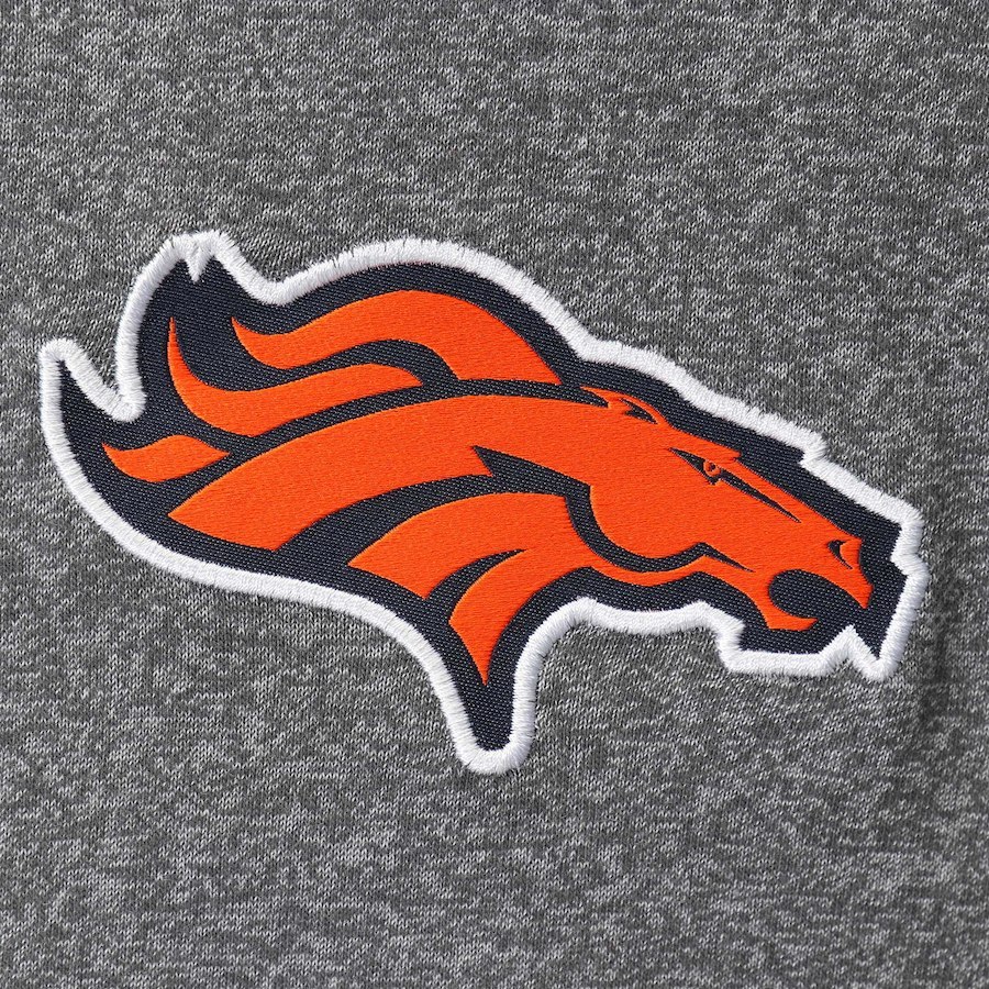 NIKE NFL DENVER BRONCOS MARLED PATCH T-SHIRT GRAY 841380-063 MEN'S SIZE ...
