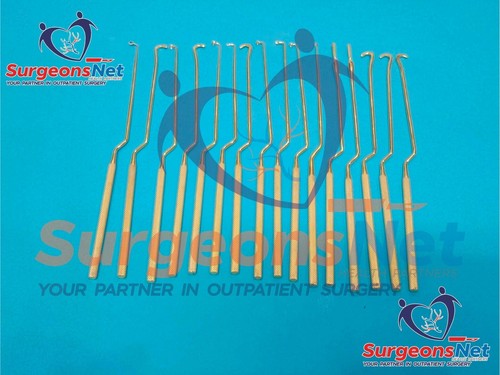 "16-Piece Hardy Pituitary Neuro Curettes Set - Transsphenoidal Surgical ...