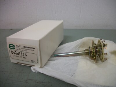 ELECTROSWITCH 11-POSITION ROTARY SWITCH D4G0111S 1POLE NIB | eBay