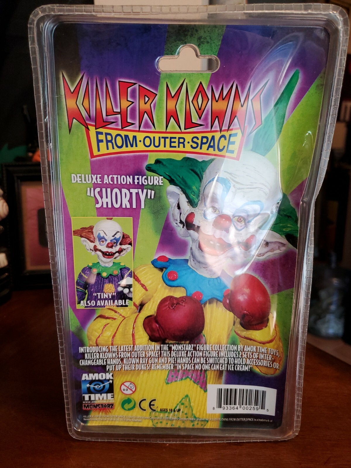 HTF Killer Klowns from Outer Space Action Figure 7" Shorty Amok Time ...