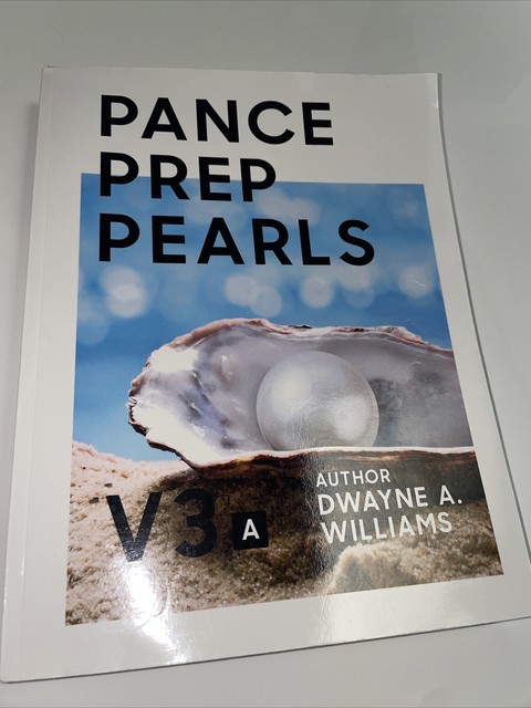Pance Prep Pearls V3 - Part A by Dwayne WILLIAMS (2019, Trade Paperback ...