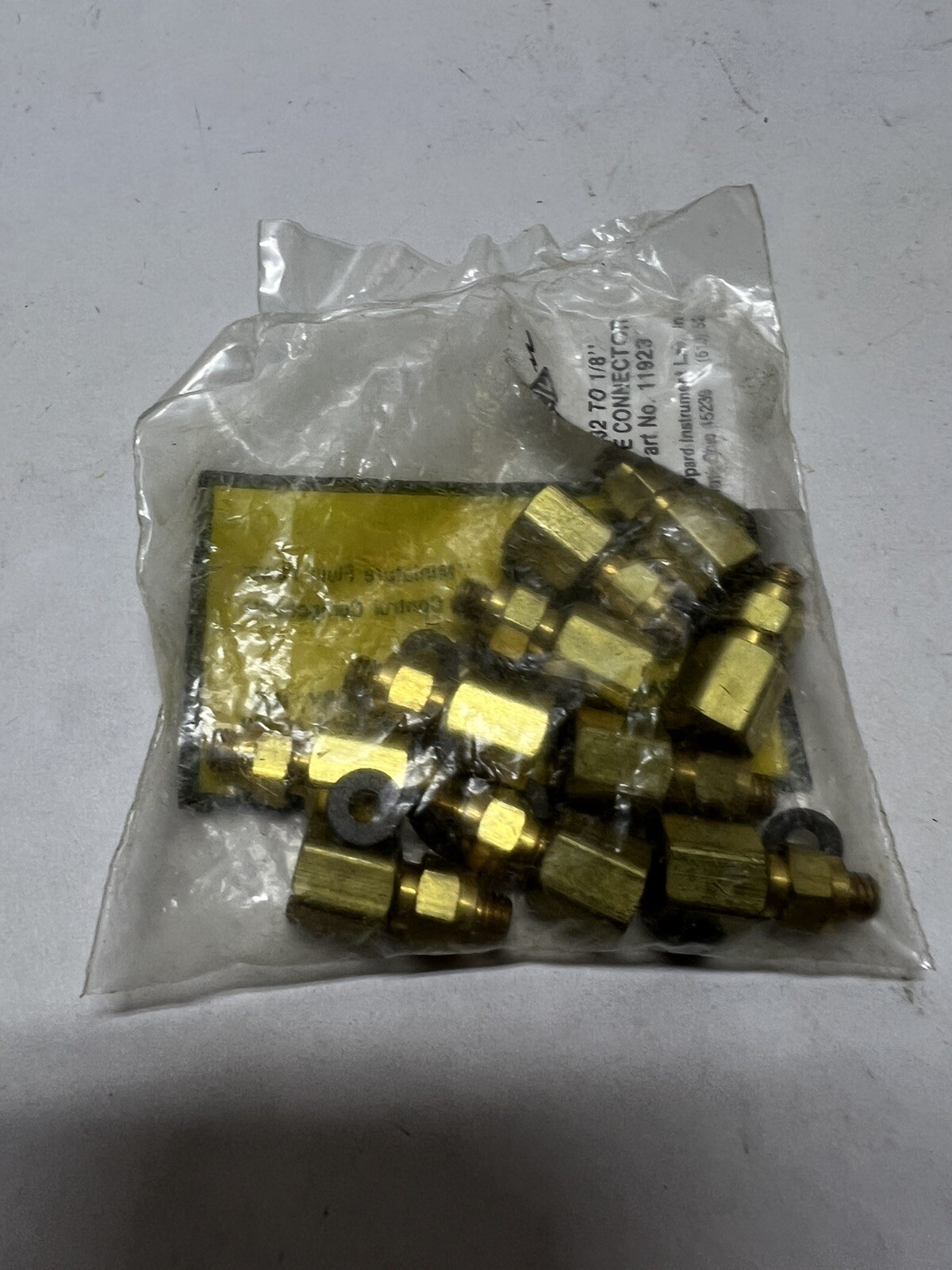 CLIPPARD 11923 10/32 to 1/8" Tube Connector (10pk) | eBay