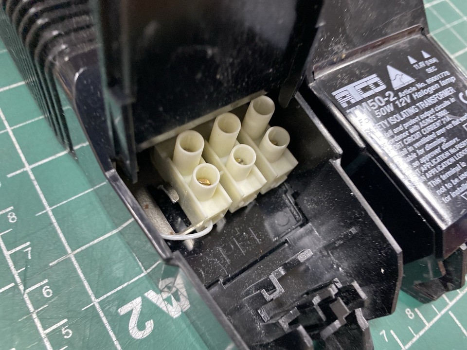 2 x ATCO TM50-2 Downlight Transformer 11.4V 4A 240V 12V 50W AC Ceiling ...