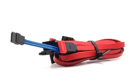 GIGABYTE Red Serial ATA Cable Sata 50cm 3xRed 1xBlue Set Bundle | eBay UK