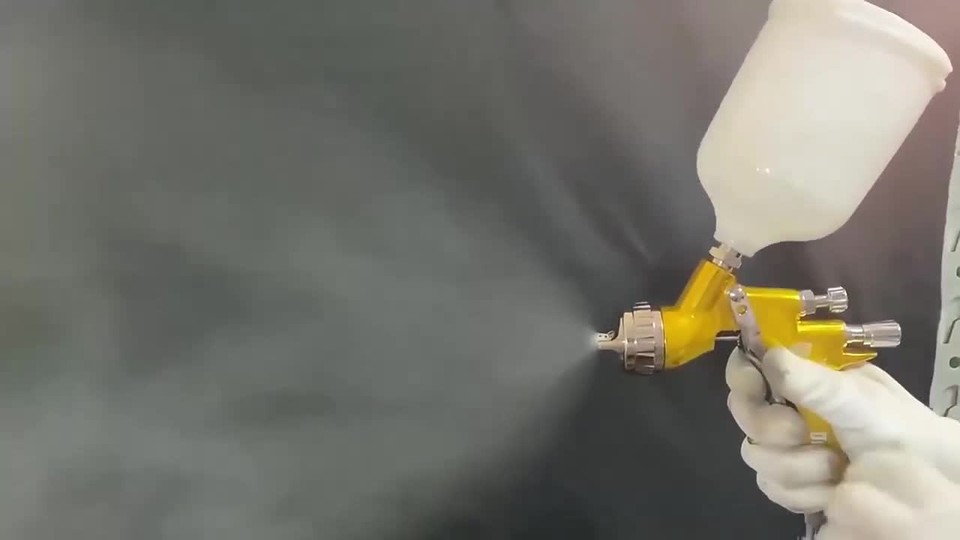 Devilbiss Golden Spider TE20 Spray Gun - 1.3mm Nozzle 600ml LVMP Paint ...