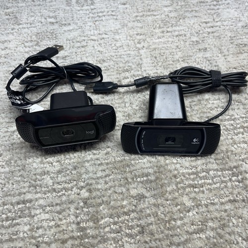 Lot Of 2 Logitech C920s Pro HD VU0060 1080p Full HD 30fps USB Wired ...