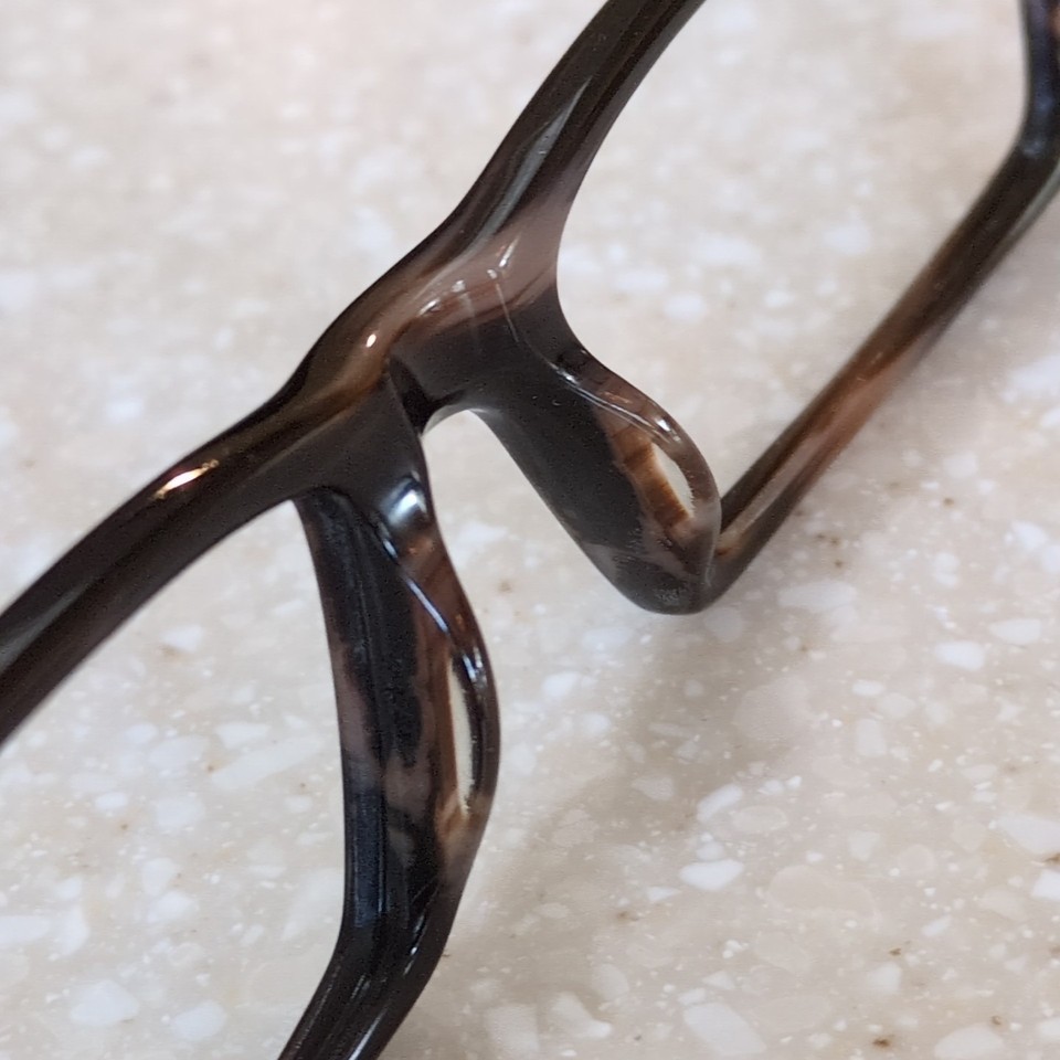 Perry Ellis PE 274-1 Brown and Gray Striped Eyeglasses Frames 52-16-135 ...