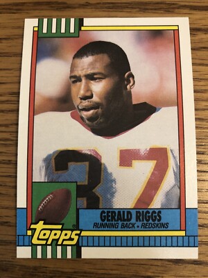 Gerald Riggs 1990 Topps Washington Redskins #122 *4174* | eBay