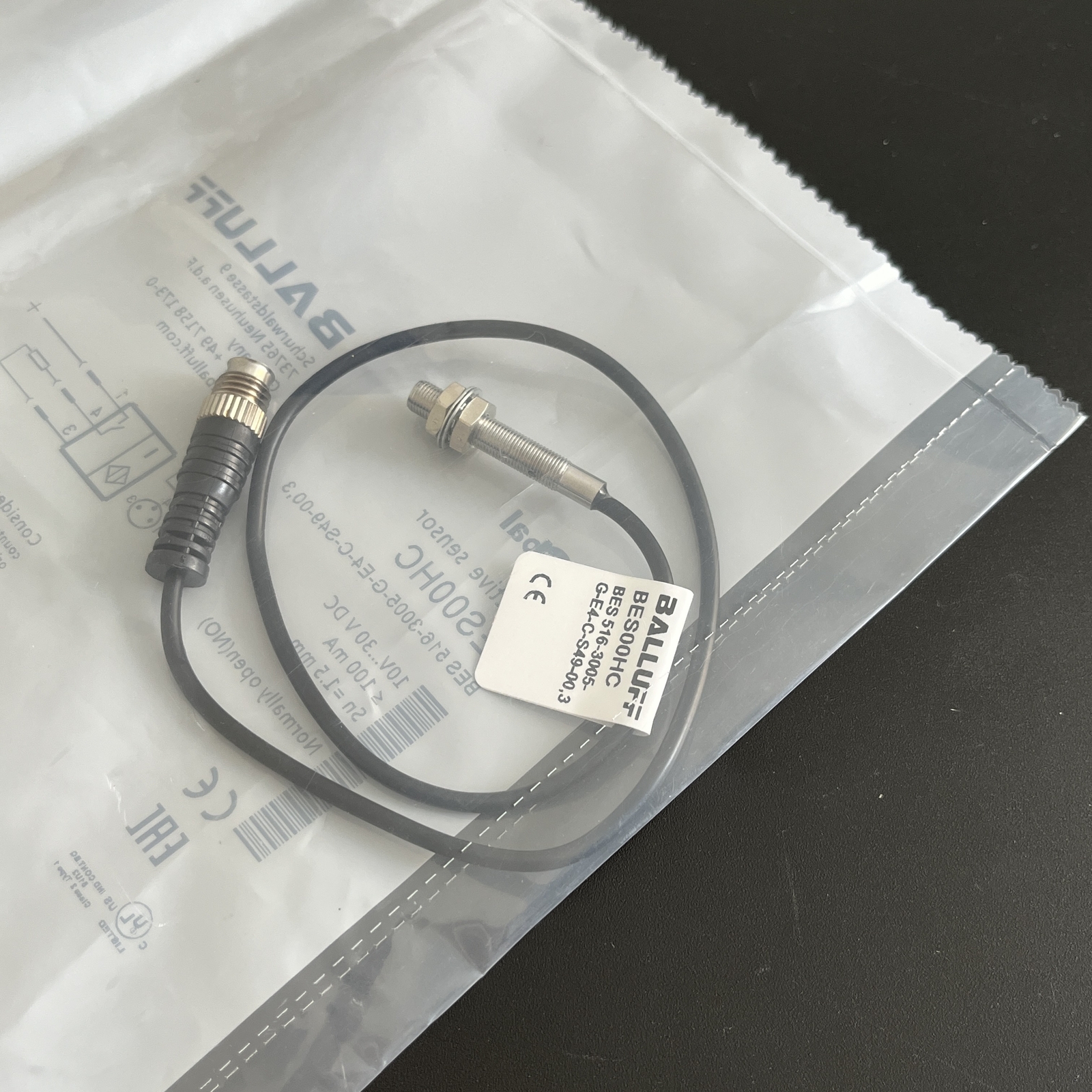 1pc Sensor For BALLUFF BES 516-3005-G-E4-C-S49-00.3 BES00HC 10-30VDC 1 ...