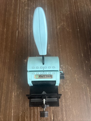 Bind-It-All ZUTTER Innovative Products Turquoise Blue Personal Binding ...