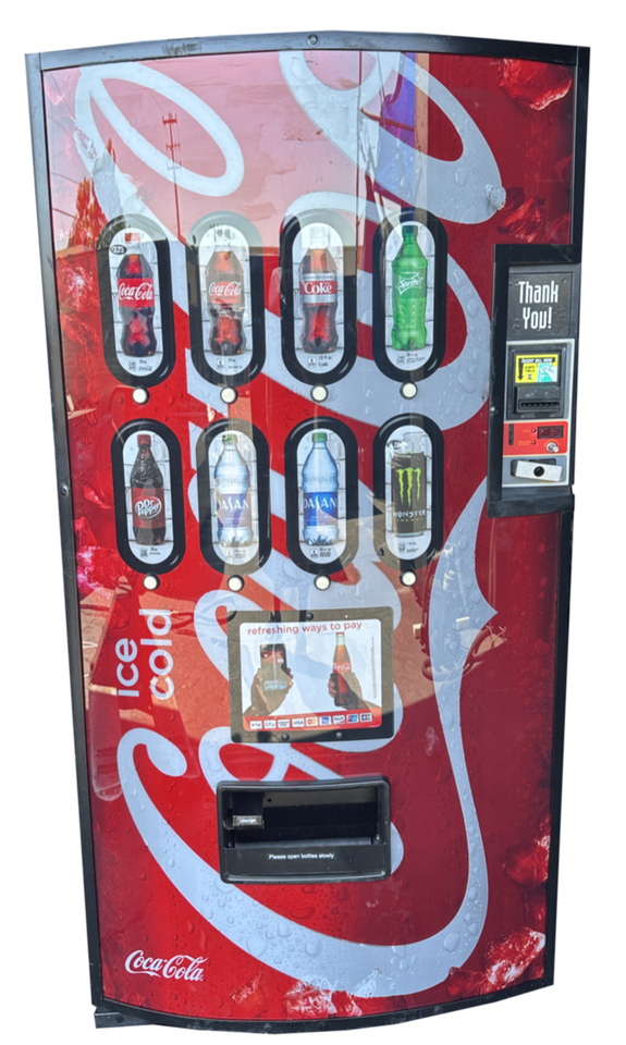 Royal 660 Coke Beverage Soda Drink Vending Machine Chameleon FREE ...