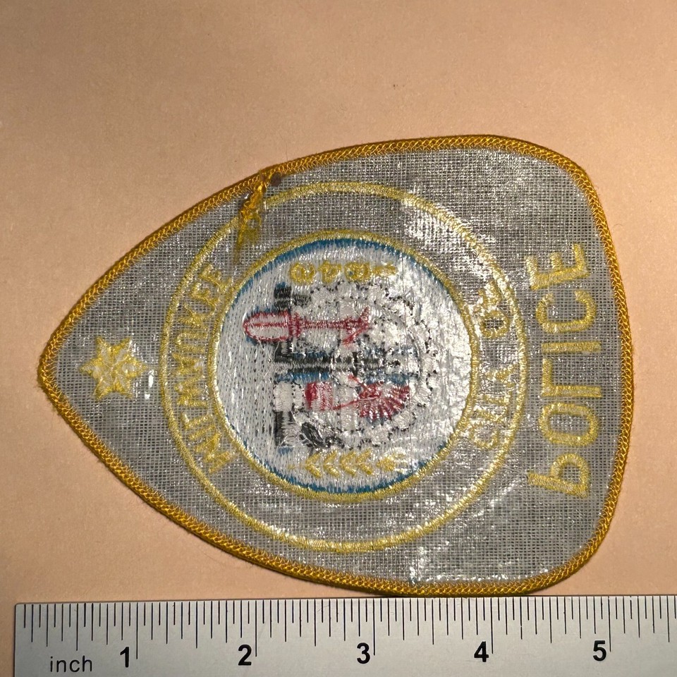 Milwaukee Police Patch (Defunct Old Version) | eBay