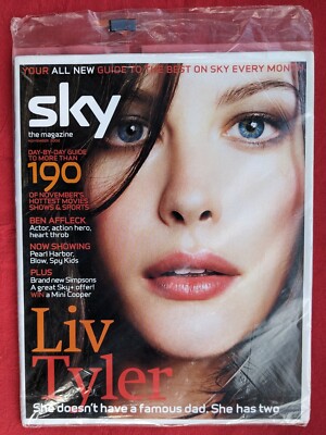 Sky TV Guide Nov 2002 Rare OOP Liv Tyler Ben Affleck Simpsons Spy Kid ...