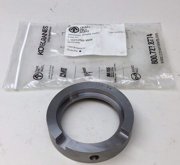 Crane Pro Parts L-025299-WW Retainer Bearing Washer 76 ID X 110 OD X 25 ...