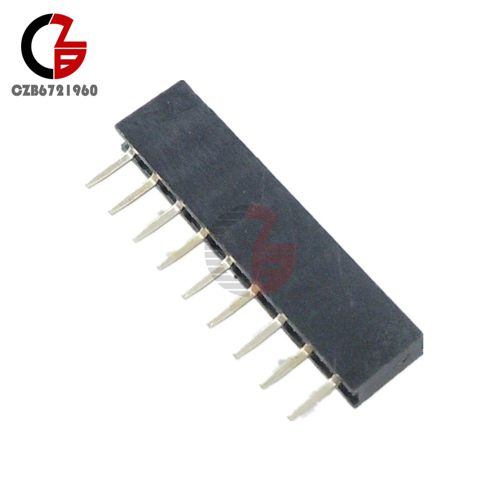 20PCS 1x9 Single Row 9 Pins PCB Socket Female Header 2.54MM | eBay