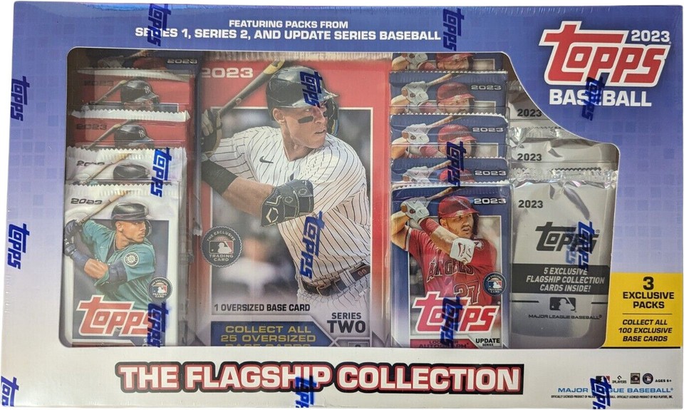Topps 2023 The Flagship Collection Baseball Box - 3 Packs 887521123780 ...