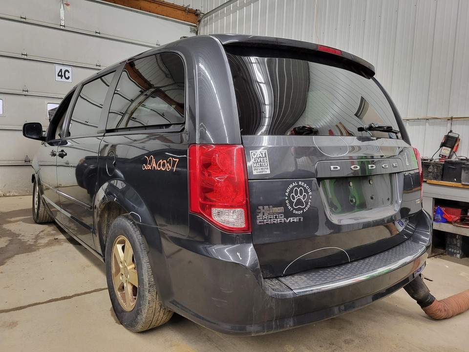 08-20 DODGE CARAVAN DRIVER LEFT REAR SIDE SLIDING DOOR DARK CHARCOAL ...