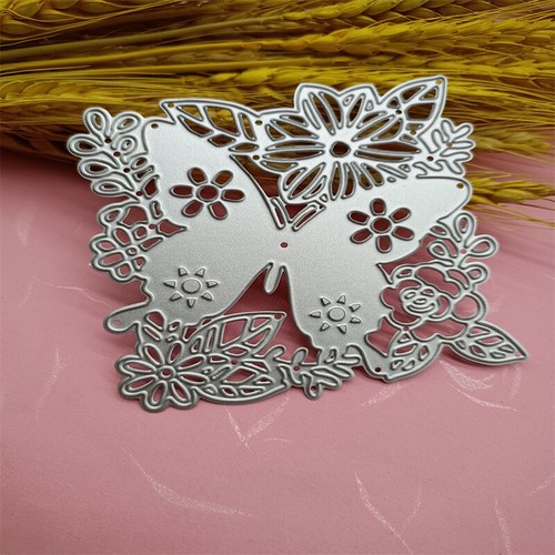 Butterfly Flower Metal Cutting Dies Crafts DIY Embossing Card Making ...